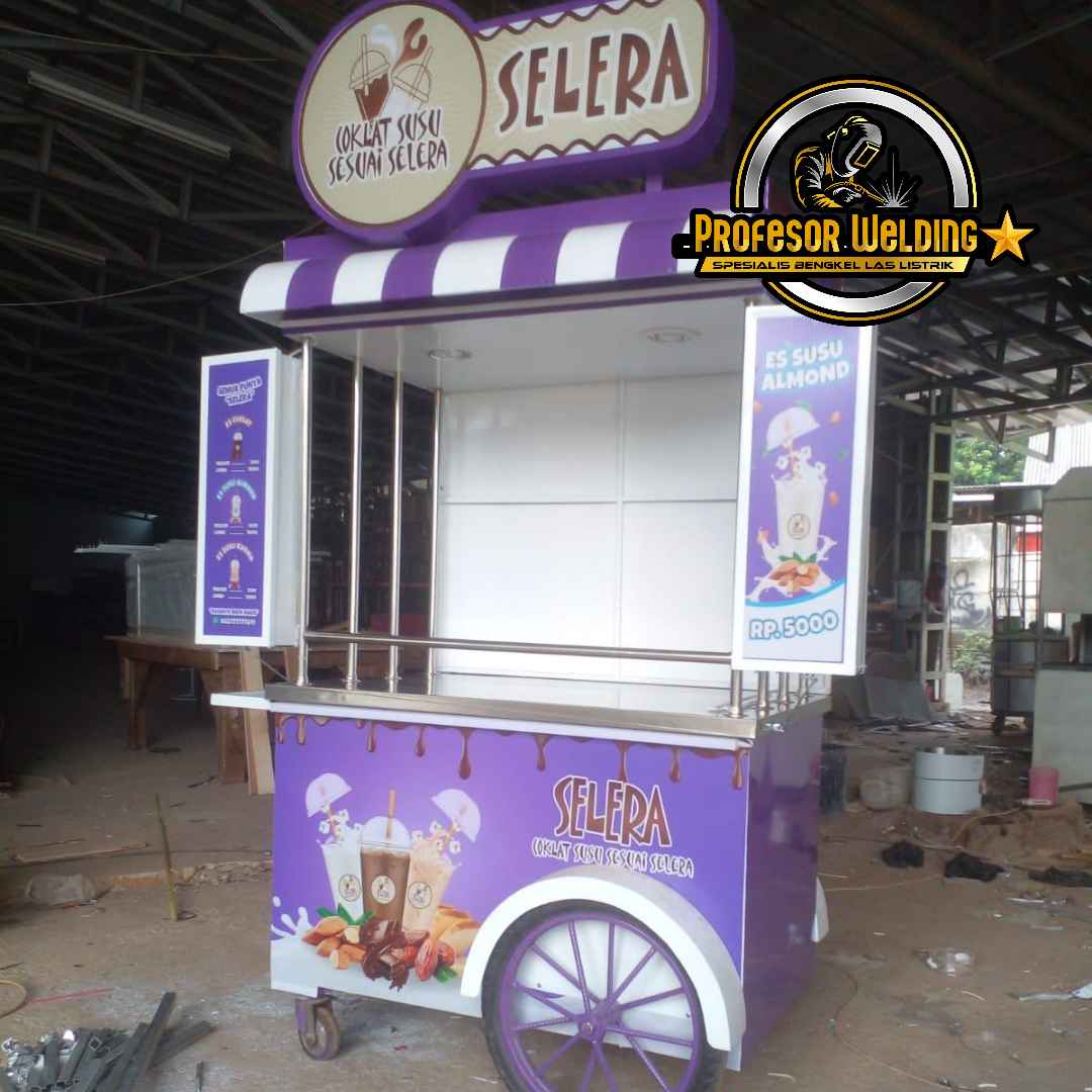 Supplier Gerobak Besi Unik Berkualitas Tinggi Bekasi - Profesor Welding