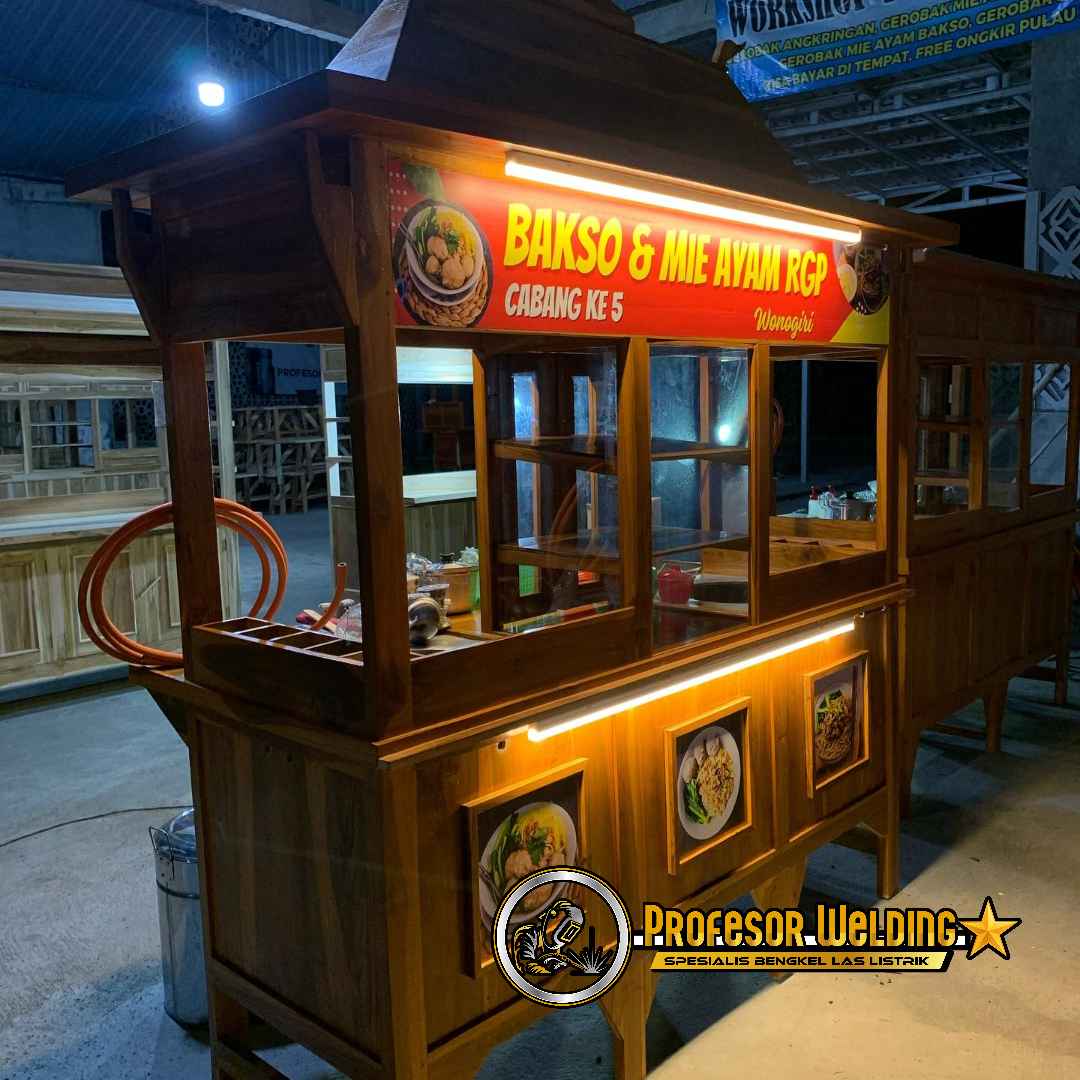 Terbaru! Gerobak Kayu Unik Minimalis dengan Desain Elegan - Profesor ...